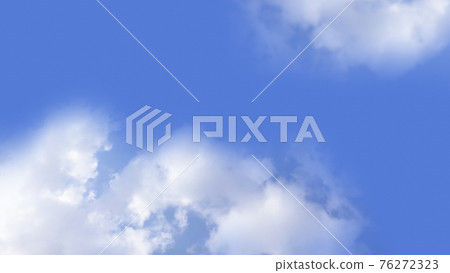 Simple blue sky and cloud material-there are... - Stock Illustration ...