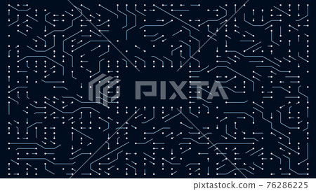 Data processing in circuit board abstract... - Stock Illustration [76286225] - PIXTA
