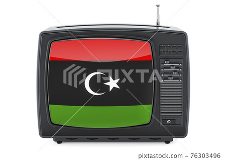 Libyan Television concept. TV set with flag of... - Stock Illustration [76303496] - PIXTA