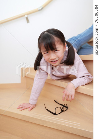 Child Falling Down Stairs