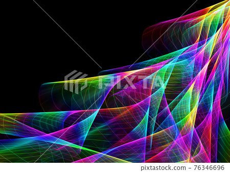 Abstract light wave - Stock Illustration [76346696] - PIXTA
