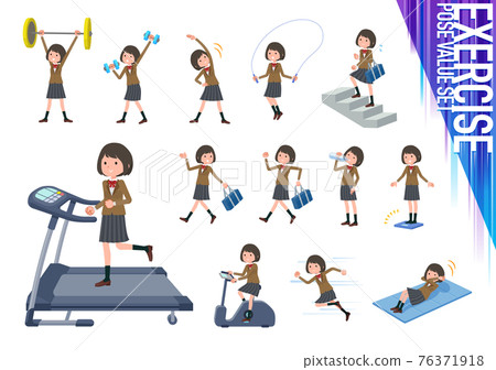 training, workout, student - Stock Illustration [76371918] - PIXTA