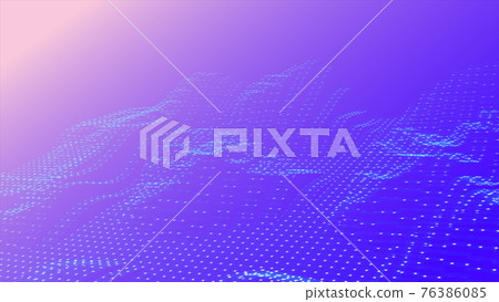 Pink and purple digital data wave image background - Stock Illustration ...