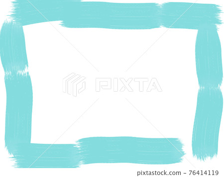 frame, ice-blue, framed picture - Stock Illustration [76414119] - PIXTA