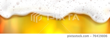 Realistic beer background, foamy drink,... - Stock Illustration ...
