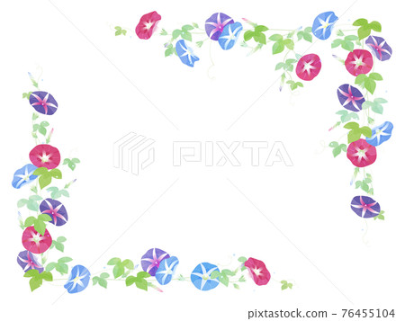 Asagao's frame - Stock Illustration [76455104] - PIXTA