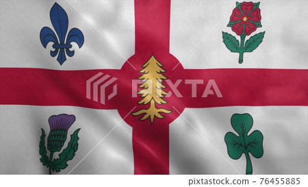 Montreal Flag Wallpaper