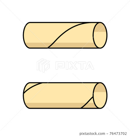Core of toilet paper - Stock Illustration [76473702] - PIXTA