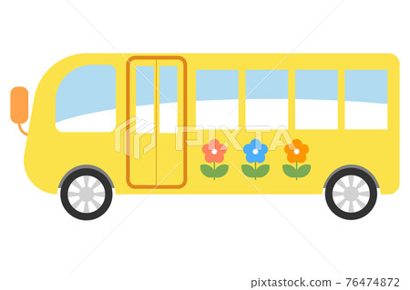 Kindergarten bus - Stock Illustration [76474872] - PIXTA