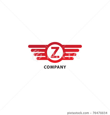 Letter Z Initial Abjad Logo Design Template....-插圖素材 [76478834] - PIXTA圖庫
