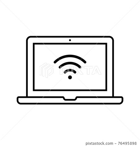 wifi internet network wireless personal... - Stock Illustration ...
