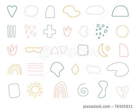 Abstract Line Art Kids