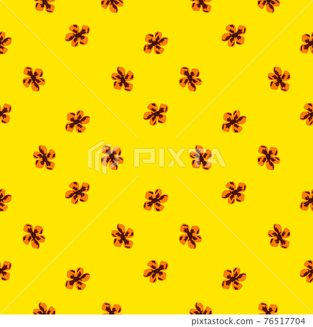Abstract yellow summer seamless pattern with... - Stock Illustration ...
