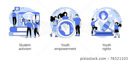 Social movement abstract concept vector... - Stock Illustration ...