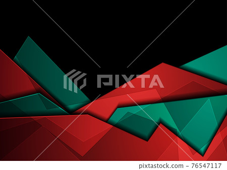 Turquoise and red glossy corporate abstract... - Stock Illustration ...