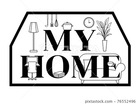 MY HOME mark - Stock Illustration [76552496] - PIXTA