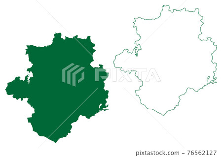 Balod district (Chhattisgarh State, Durg... - Stock Illustration ...