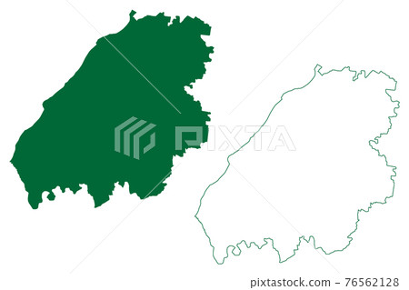 Aurangabad district (Bihar State, Magadh... - Stock Illustration ...