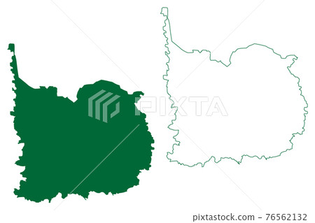Araria district (Bihar State, Purnia division,... - Stock Illustration ...