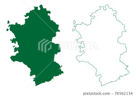 Amreli district (Gujarat State, Republic of... - Stock Illustration ...