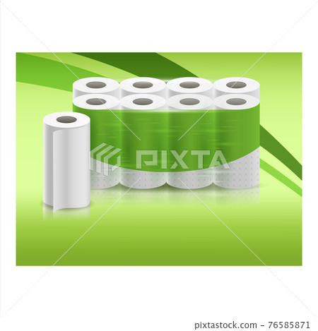 Paper Towels Creative Promotional Poster Vector - Stock Illustration ...