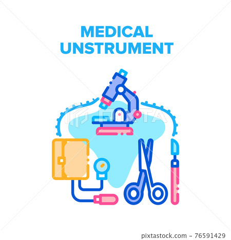 Medical Instrument Equipment Vector Concept Color - Stock Illustration ...