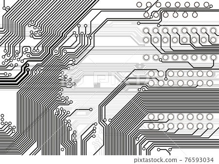 Printed circuit board - Stock Illustration [76593034] - PIXTA