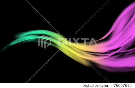 Vivid color smoke on a black background.... - Stock Illustration ...