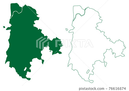 Dantewada district (Chhattisgarh State, Bastar... - Stock Illustration ...