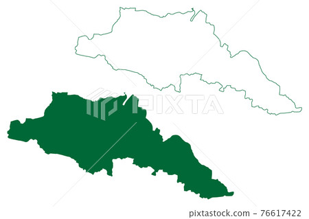 Gopalganj district (Bihar State, Saran... - Stock Illustration ...