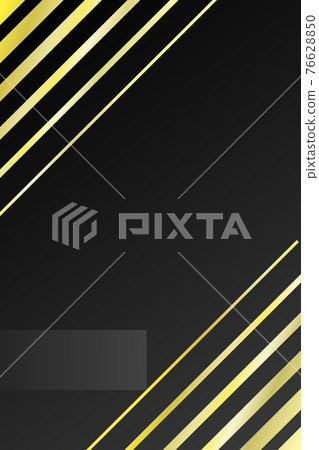 Strict poster design. Black background with... - Stock Illustration ...