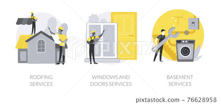 House maintenance abstract concept vector... - Stock Illustration ...