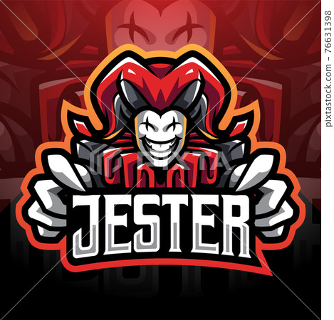 Jester esport mascot logo design-插圖素材 [76631398] - PIXTA圖庫