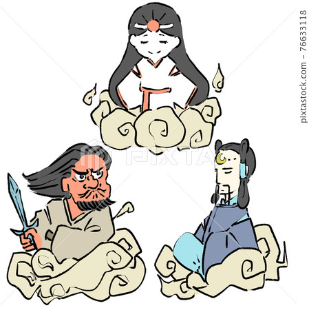 Japanese mythology Mikiko - Stock Illustration [76633118] - PIXTA