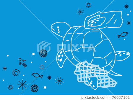 Illustration of the image of protecting the sea... - Stock Illustration ...