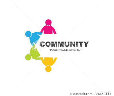 leadership,community,social and company Logo... - Stock Illustration ...