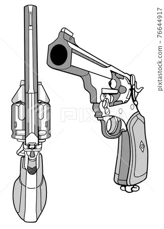 United Kingdom, break-action, revolver, GUN,... - Stock Illustration ...