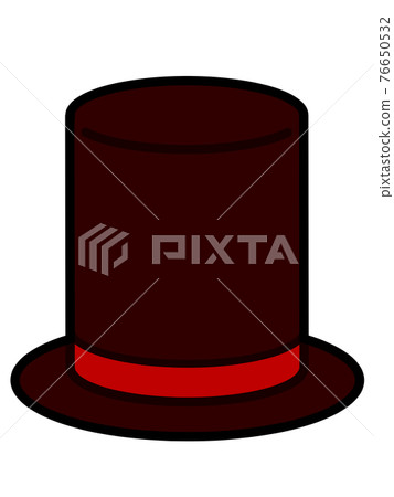 Red top hat - Stock Illustration [76650532] - PIXTA