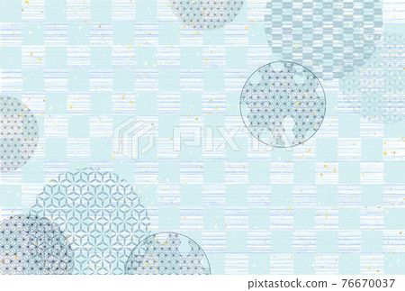 Japanese pattern summer greeting pattern... - Stock Illustration ...