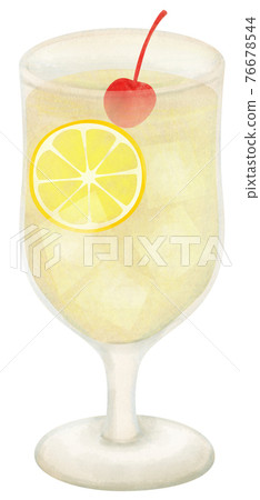 Hand drawn illustration of lemon squash - Stock Illustration [76678544 ...