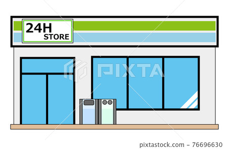 Convenience Store, window, windows - Stock Illustration [76696630] - PIXTA
