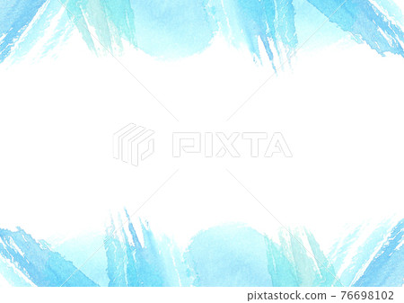 Refreshing blue background painted in watercolor - Stock Illustration ...