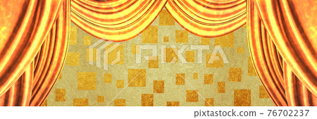 stage, curtain, drop curtains - Stock Illustration [76702237] - PIXTA