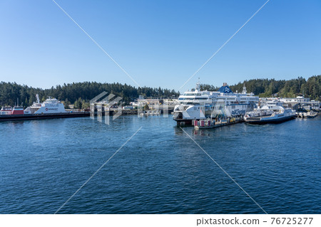 Victoria Swartz Bay Ferry Terminal. British... - Stock Photo [76725277 ...
