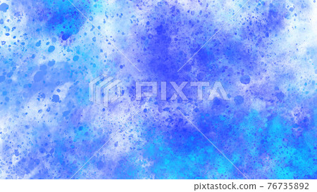 Blue watercolor brush marks, grunge, background... - Stock Illustration ...