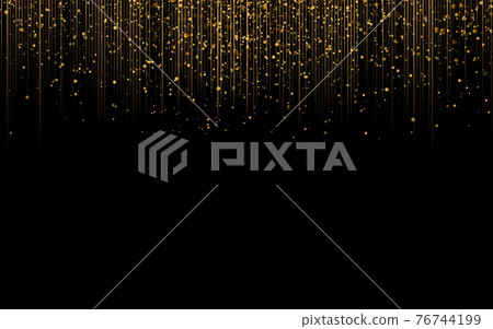 Gold Glitter Dust Texture.Gold Particles.... - Stock Illustration [76744199] - PIXTA