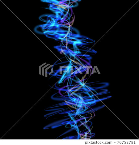 Blue spiral line - Stock Illustration [76752781] - PIXTA