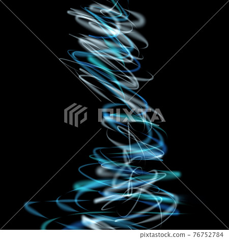 Light blue spiral line - Stock Illustration [76752784] - PIXTA