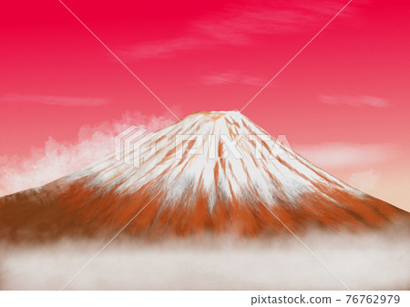 Red Fuji - Stock Illustration [76762979] - PIXTA