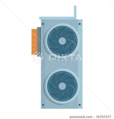 Gpu device icon, cartoon style - Stock Illustration [76767077] - PIXTA